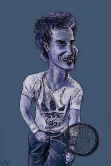 Andy R Macpherson: Andy Murray caricature 2011