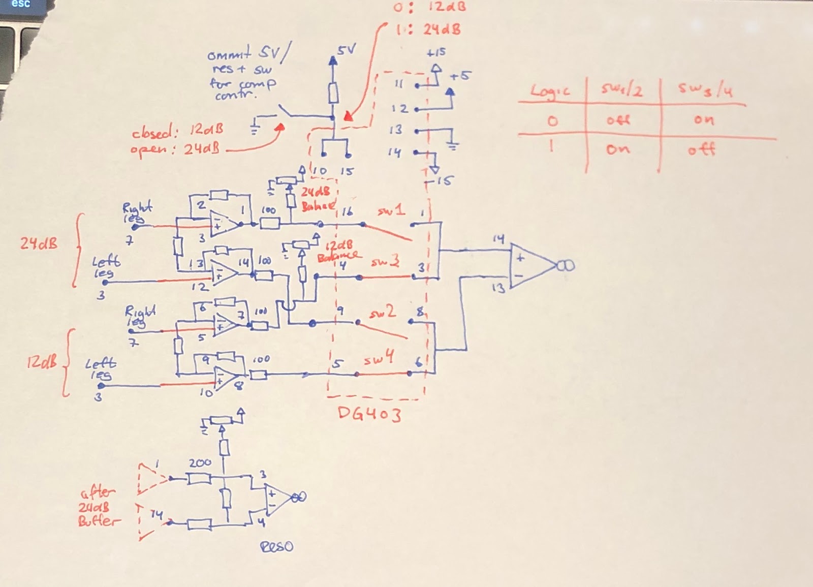 A to Synth: Digital 12/24dB switching for the moog filter