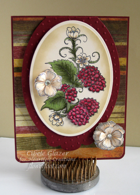 Flower Foot Designs: Heartfelt Creations - Raspberry Vine