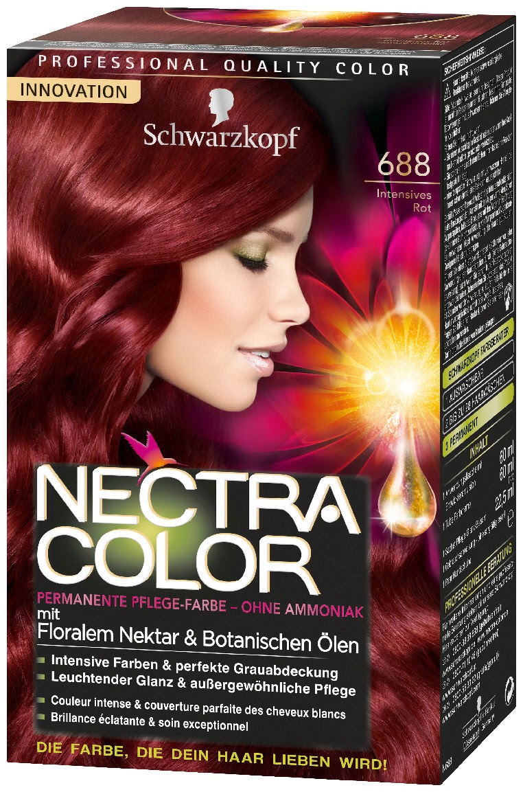 My sweet valentine: Schwarzkopf's new permanent hair color NECTRA COLOR