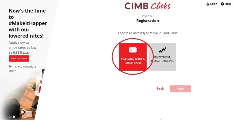 Panduan Lengkap Cara Daftar Akaun CIMB Clicks 2020