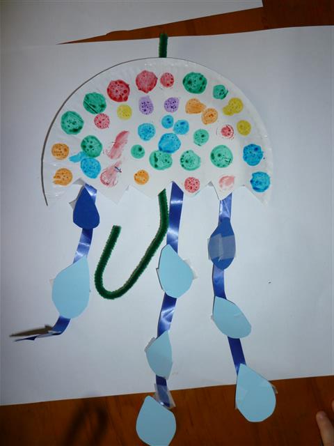 Toddler Time: Rainy Day Umbrella Craft