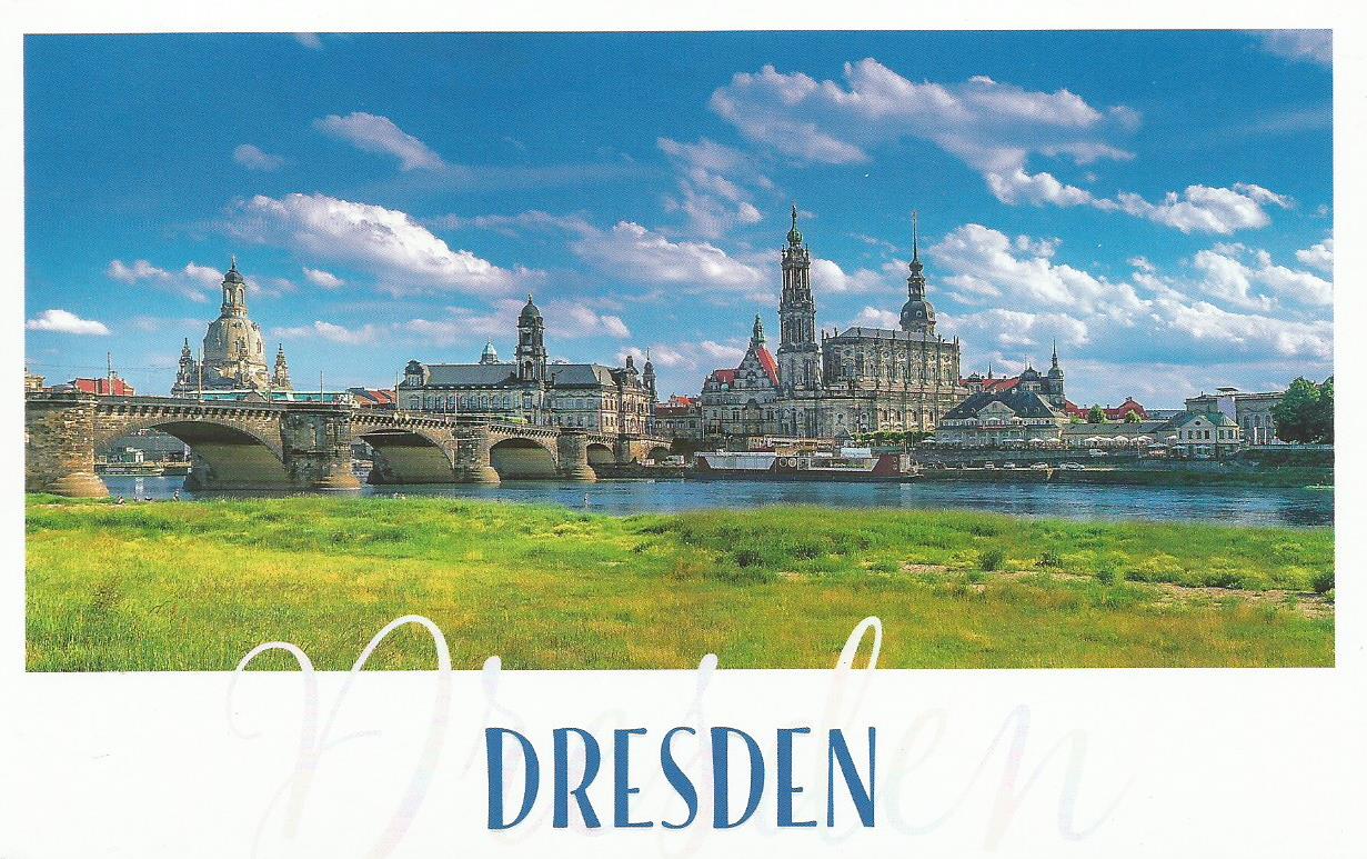 The World on Postcards: Dresden, Saxony, Germany