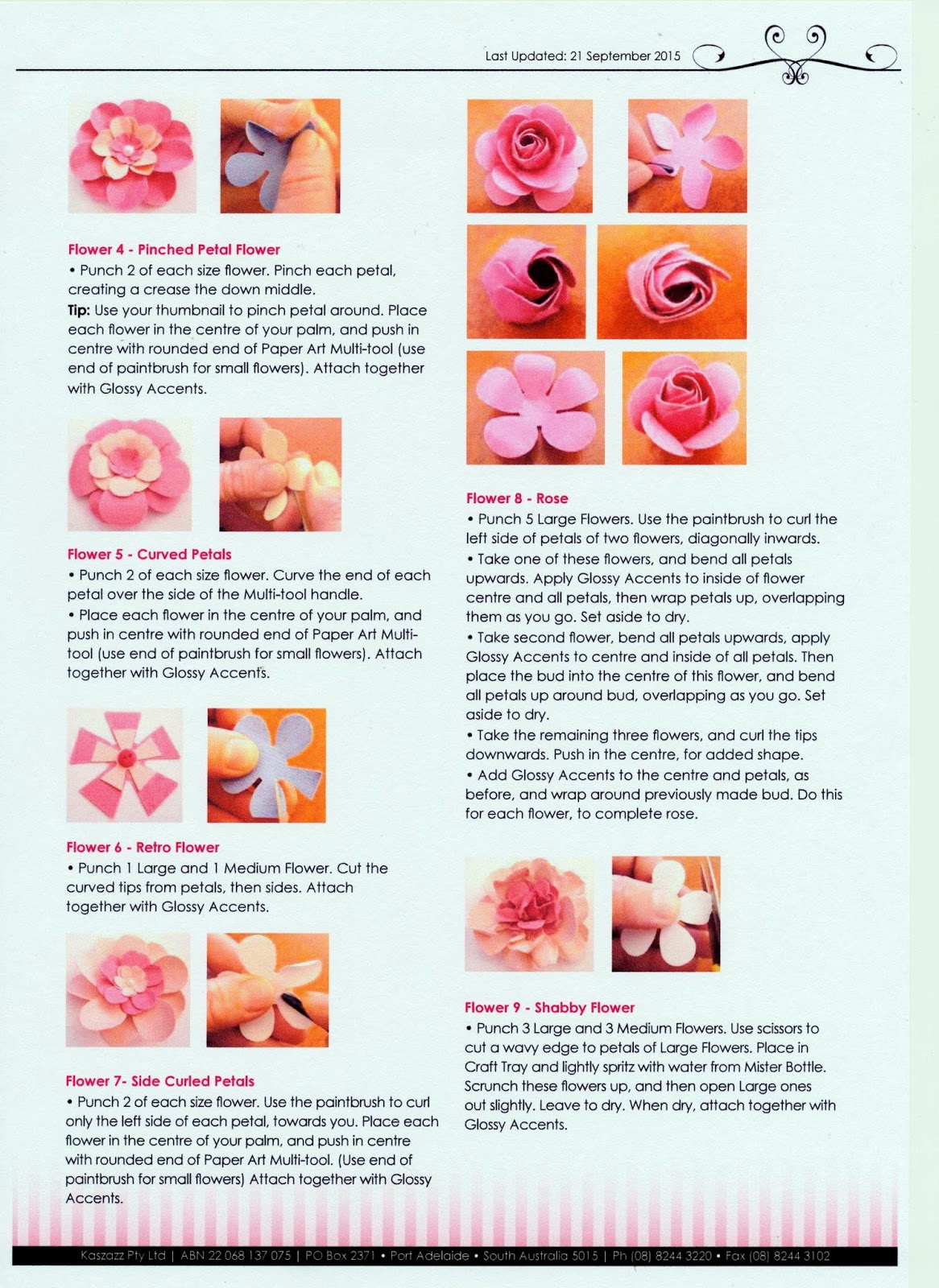 Kerry's Kaszazz Korner: Kaszazz Flower Paper Punches