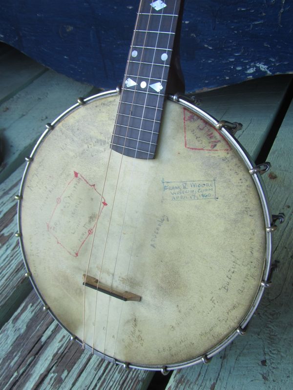 c.1895 Cole Melody Banjo ("Banjolin") Conversion