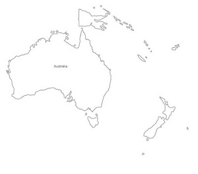 Coloring map of Australia | COLOR AREA