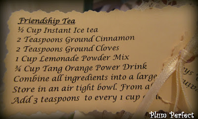 Plum Perfect: Friendship Tea Vignette