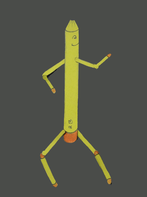Computer Art and Animation: Pencil Walk Cycle