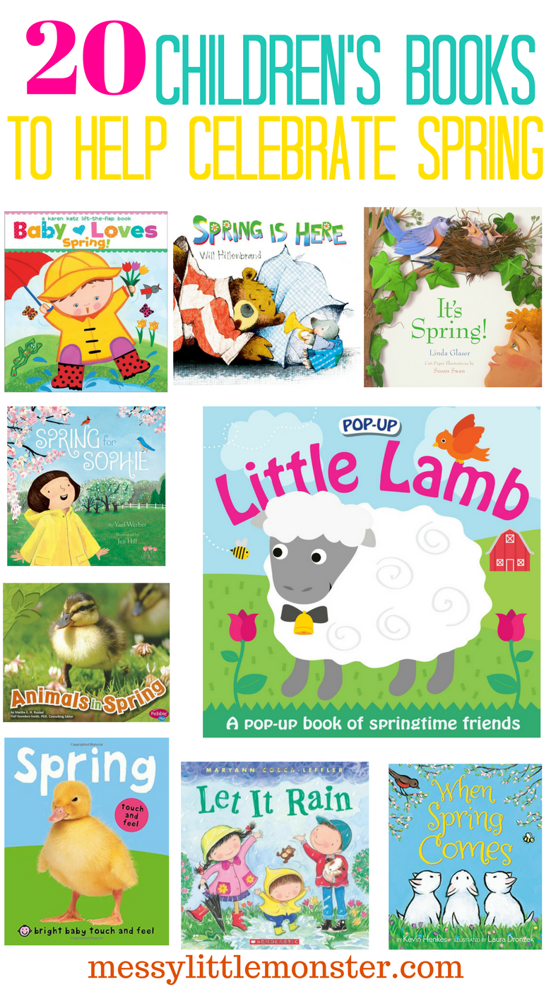 Spring Themed Books For Kids - Messy Little Monster