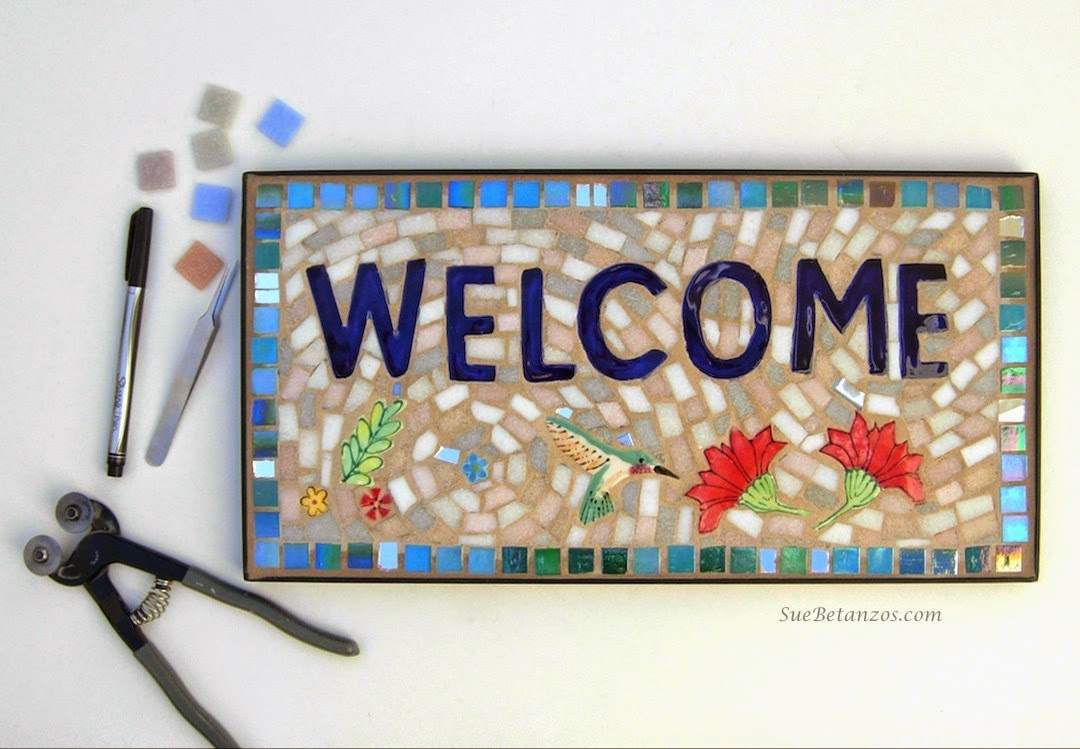 Betanzos Designs: Mosaic Class Welcome, Bienvenidos, Willkommen!