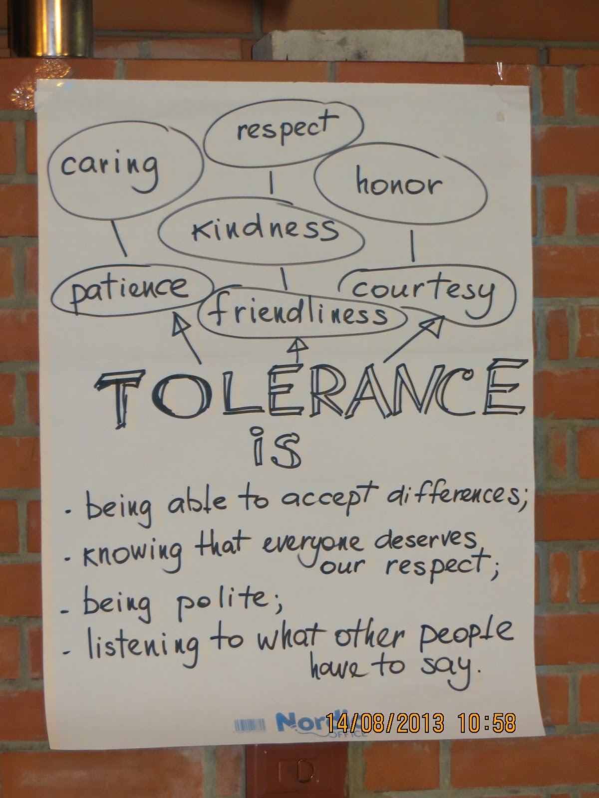 Worksheets On Being Tolerant