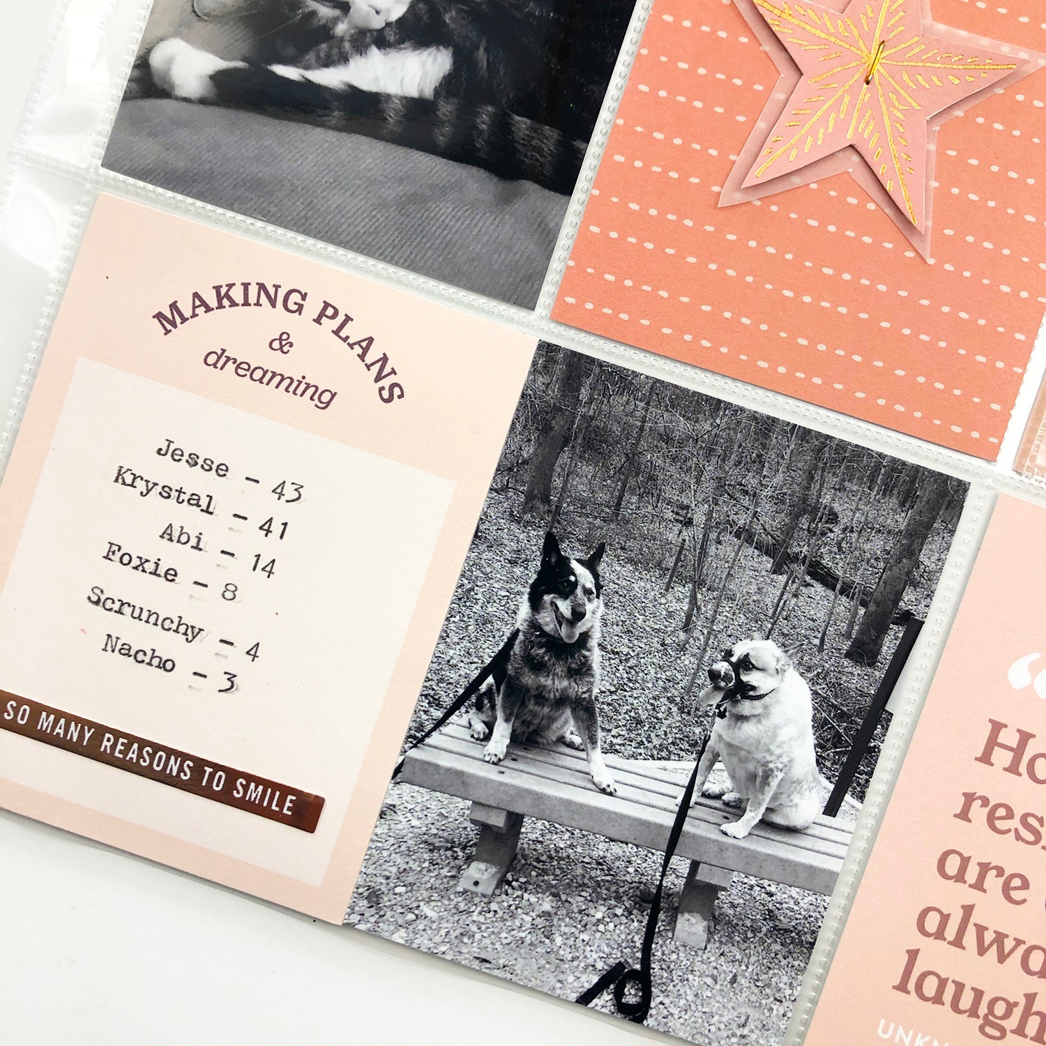 52 Reasons: 2020 Project Life Title Page