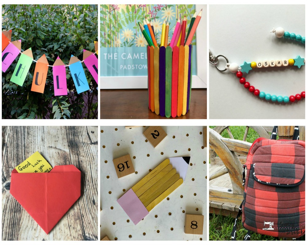6 Fun And Practical Back To School Themed Crafts - Whimsical Mumblings