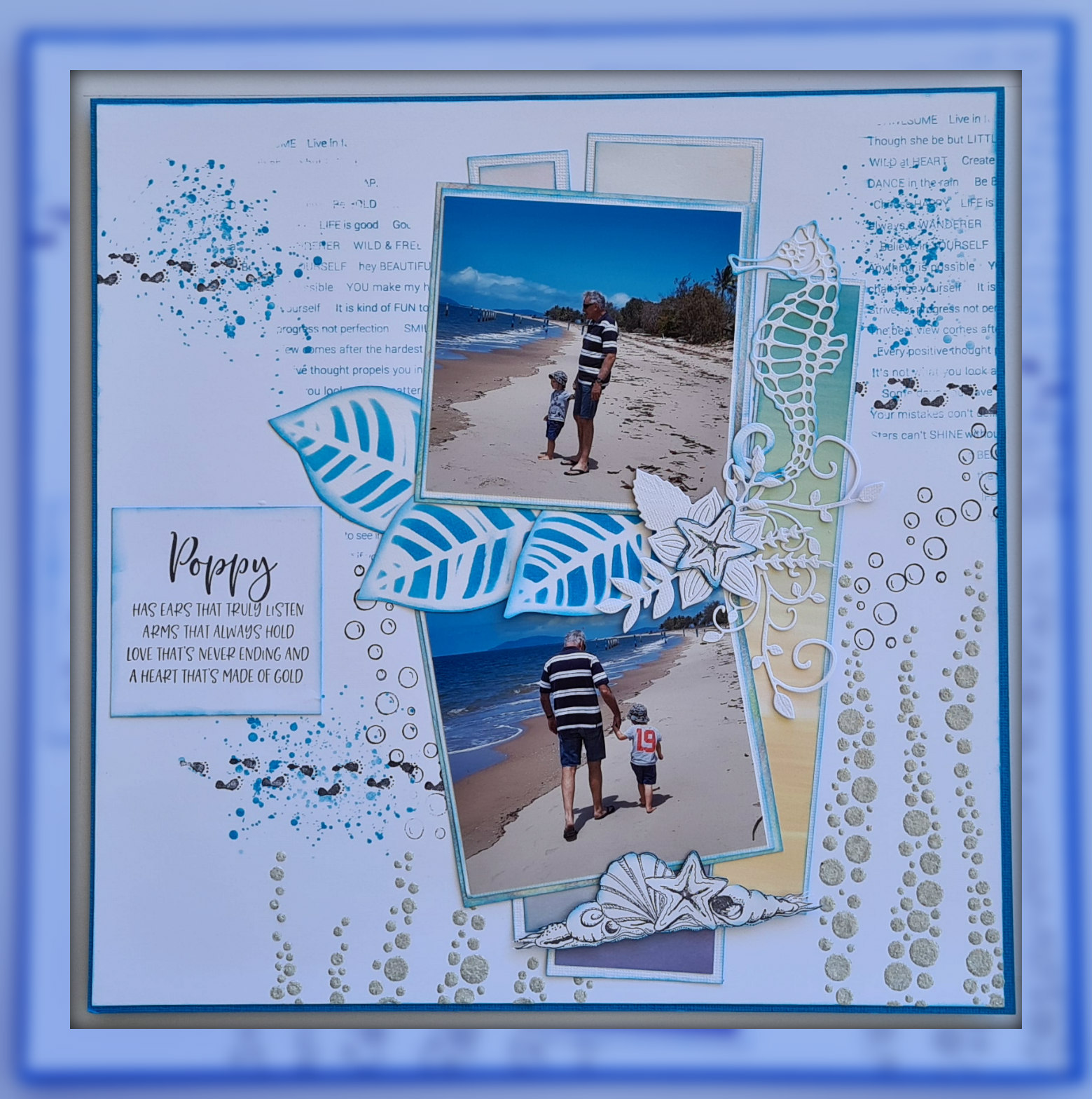 Kerry's Kaszazz Korner: Coastal Bliss Layout - 2hr Kaszazz Workshop