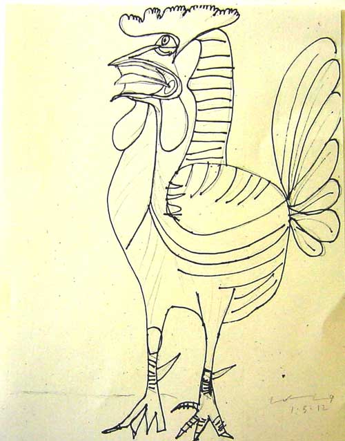 Picasso Rooster "Le Coq"