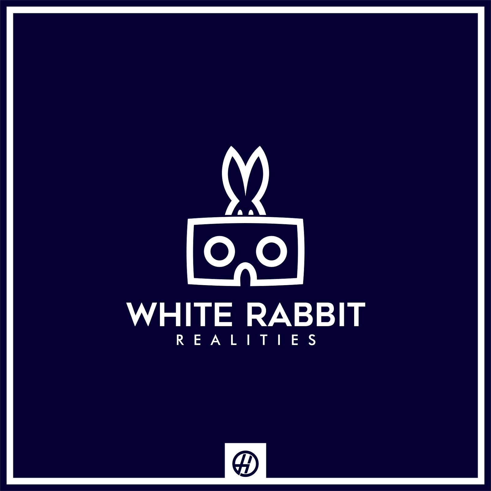 White Rabbit Realities Logo Design | HERMESINK DESIGNS