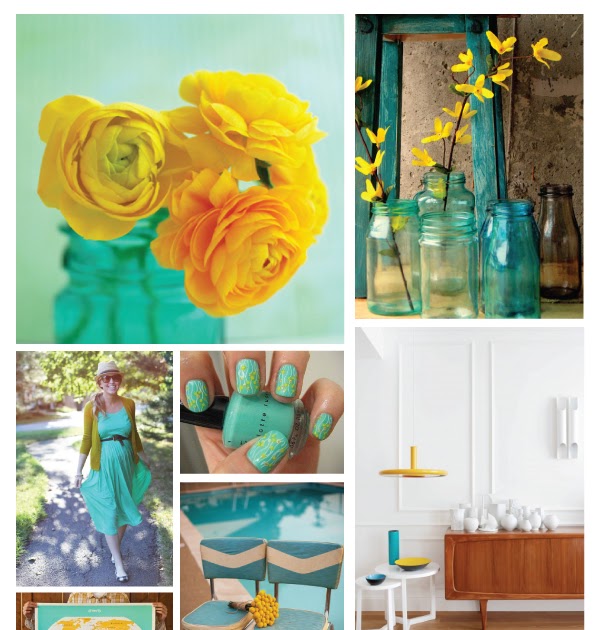 &chloe: color monday: yellow & aqua