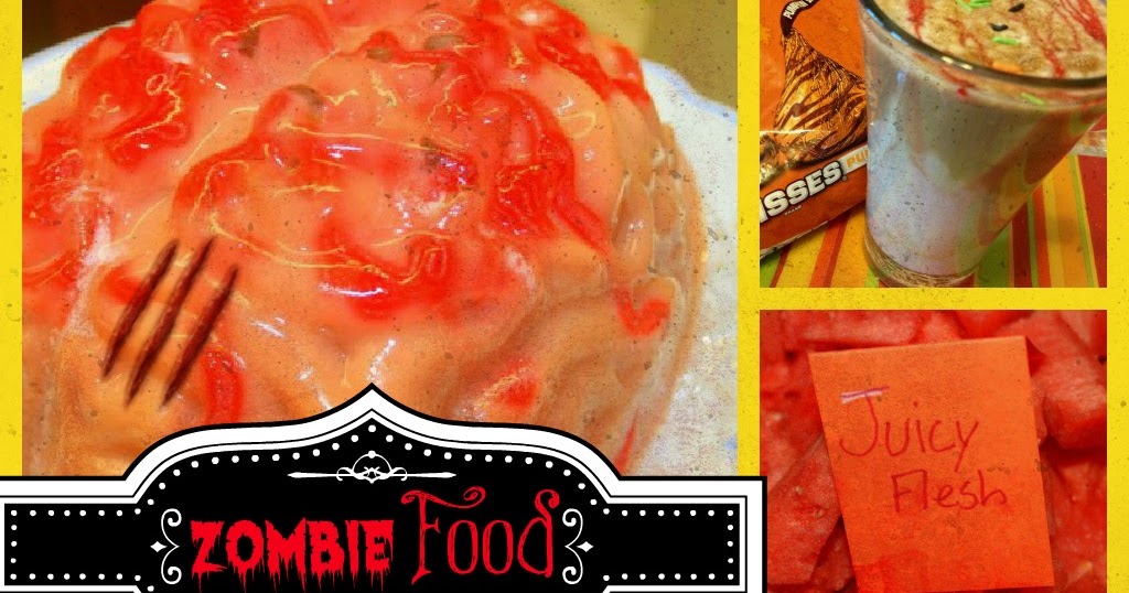 SusieQTpies Cafe: Zombie themed food Halloween Recipe Menu Plan