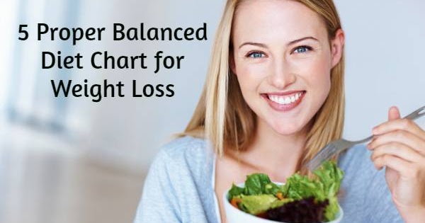 5 Proper Balanced Diet Chart for Weight Loss - World Informs