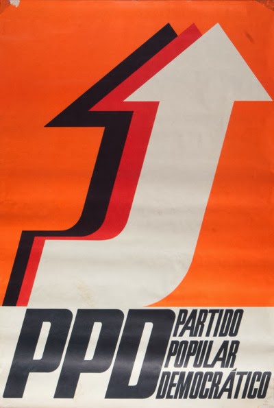 A Arte da Guerra: Cartazes: PPD - Partido Popular Democrático (1975)