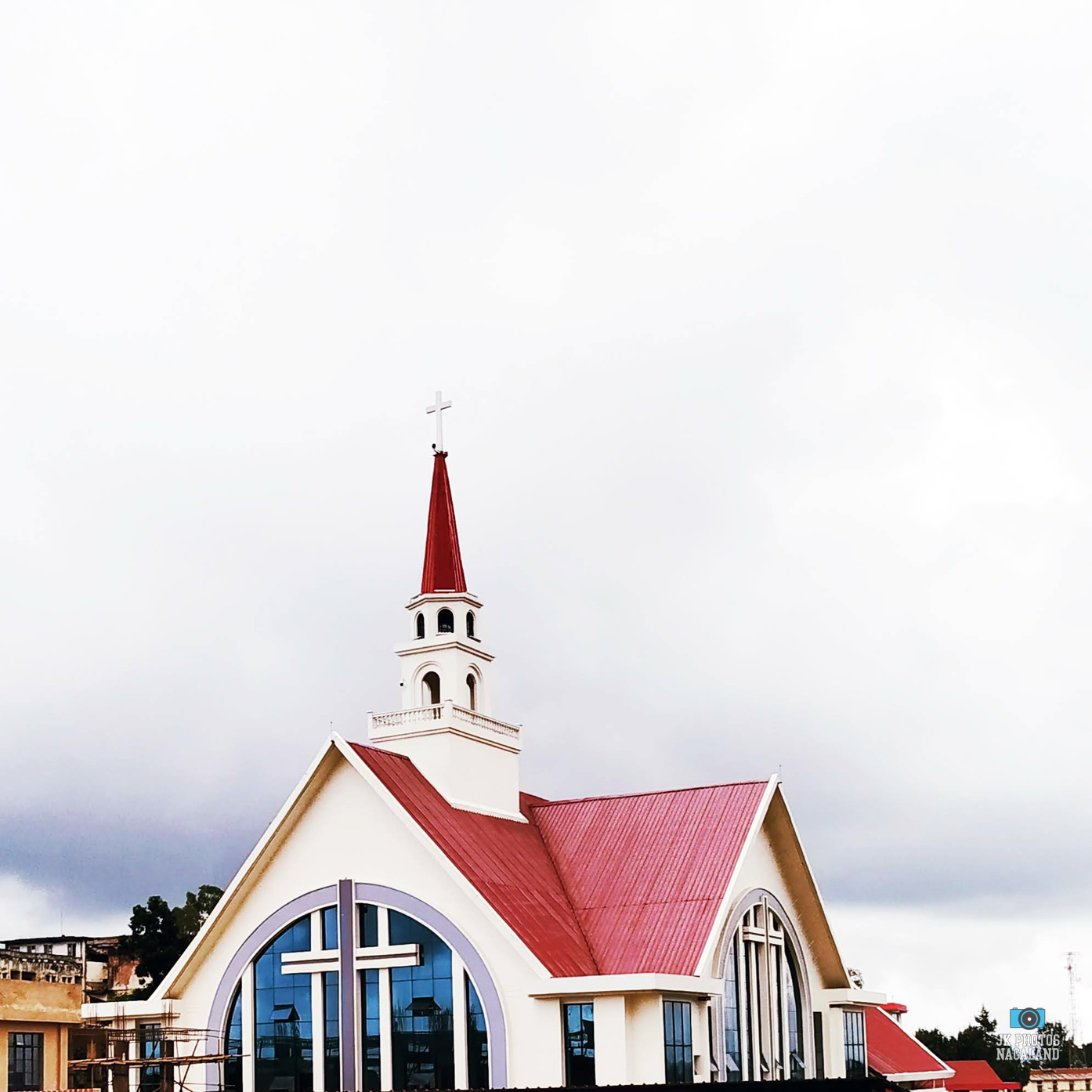 Photos of the new Kohima Ao Baptist Church