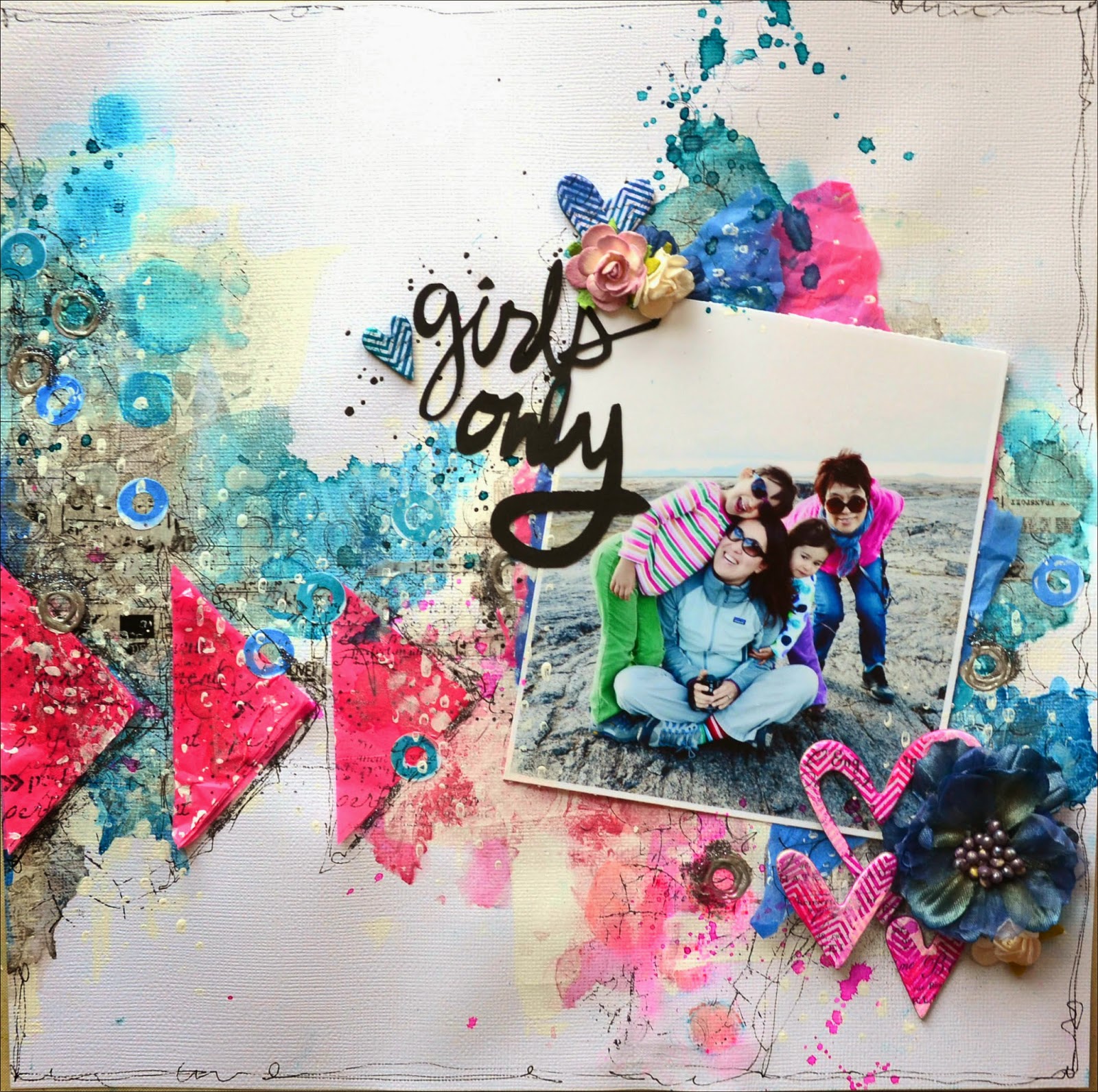 Making Scrap Up: Kreative Koncepts Sketch Challenge #23 - Girls Only!