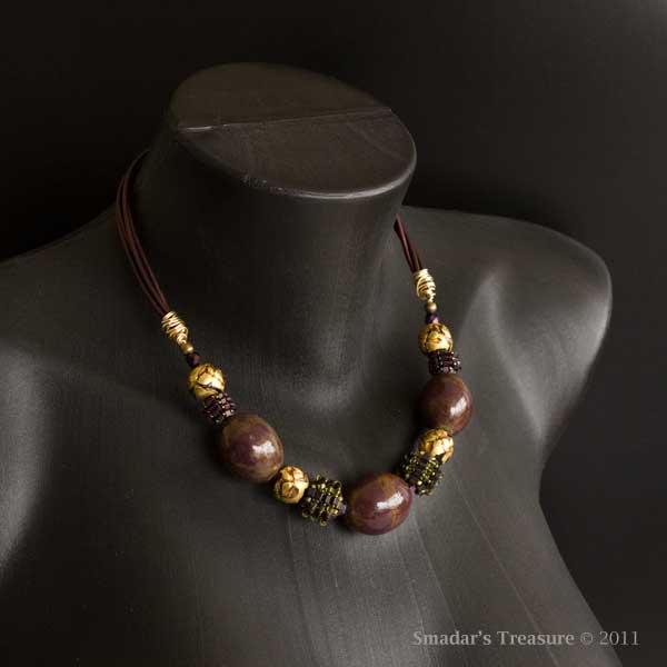 Smadar's Treasure: New Beaded Beads Necklace