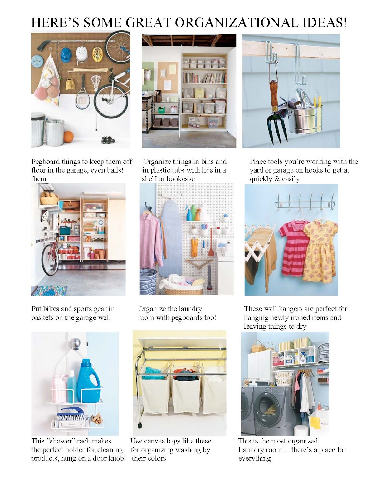 Great Organization Ideas!