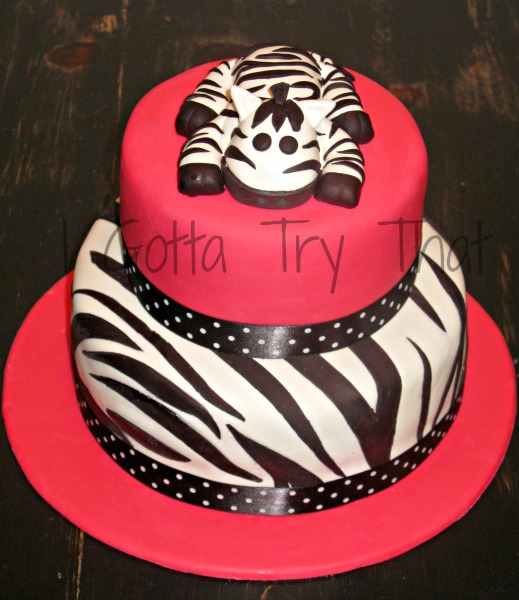 Zebra Cake Party and Tutorial | I Gotta Try That...