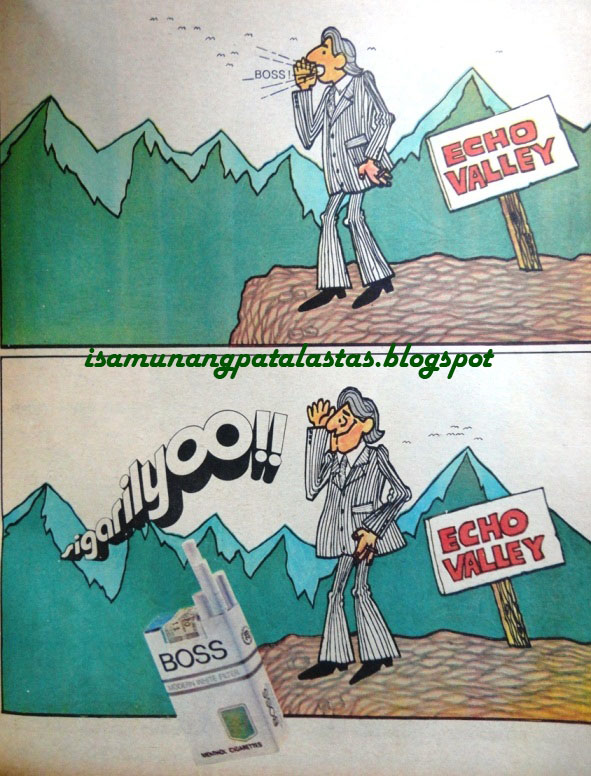 ISA MUNANG PATALASTAS: 306. Boss…Sigarilyo!! BOSS CIGARETTES of Fortune ...