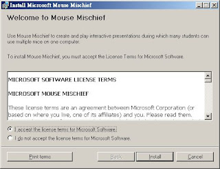 我的這一班2: Microsoft Mouse Mischief-----多滑鼠簡報系統