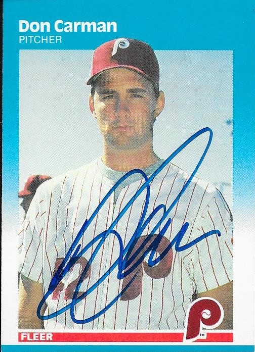 foul bunt: TTM Success - Don Carman