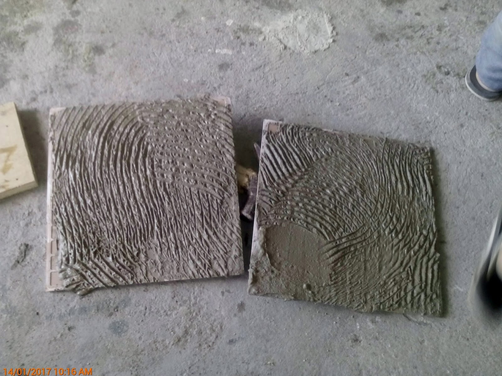 BUILDER'S JOURNAL: TILE INSTALLATION: CONCRETE DRY PACK METHOD