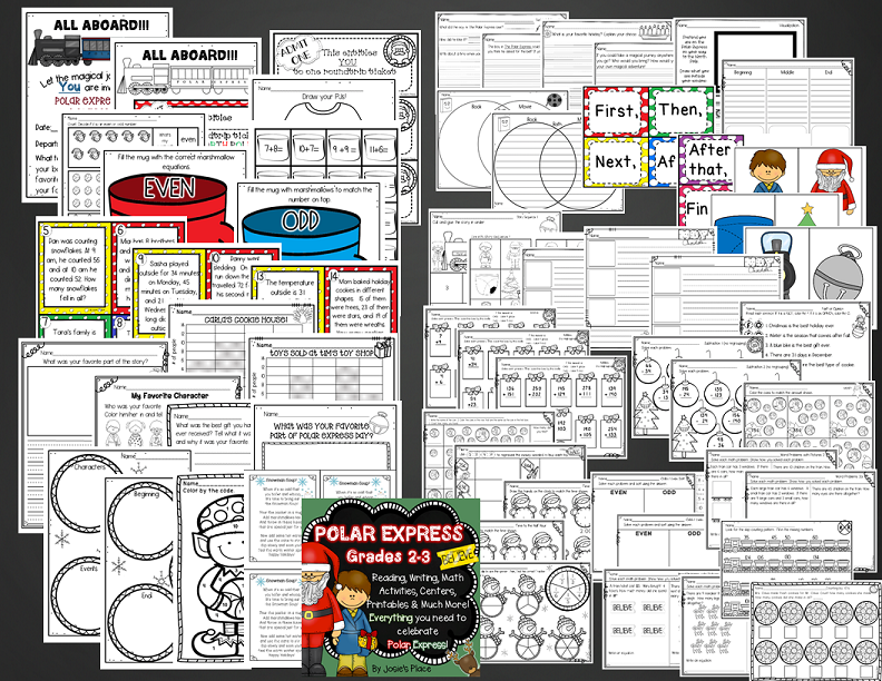 Hopping from K to 2!: Polar Express and December FREEBIES!