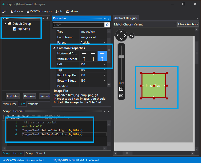 Indonesia Basic4Android Tutorial.: DESAIN LOGIN