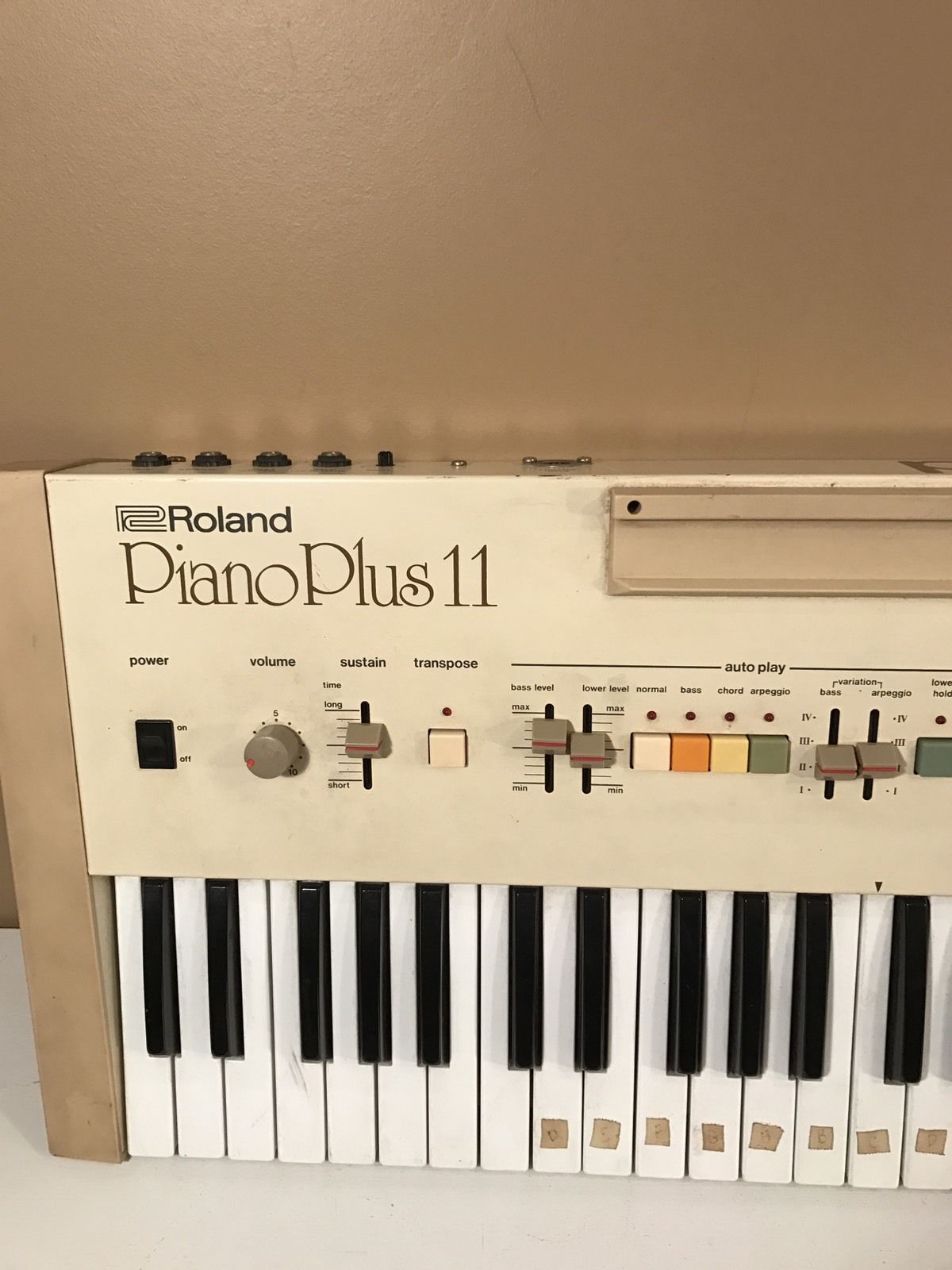 MATRIXSYNTH: Vintage Roland Piano Plus EP-11 SN 146274 w/ Auto Rhythm ...