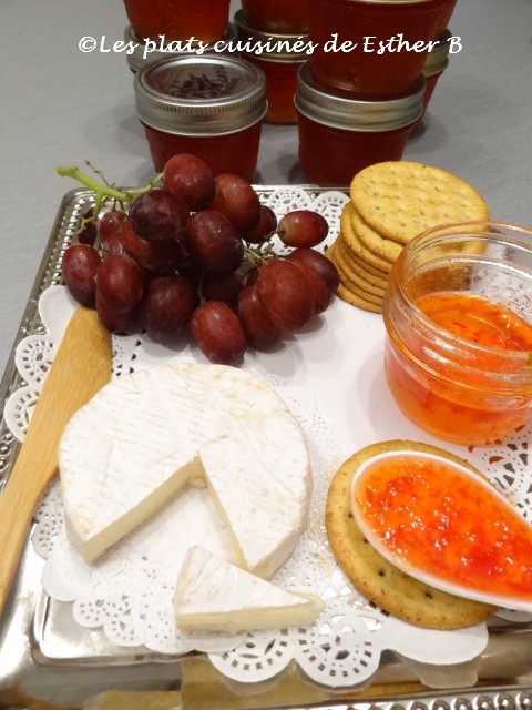 Les plats cuisinés de Esther B: Gelée de poivrons rouges