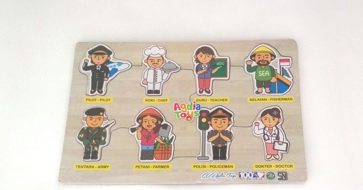 Puzzle Profesi Anak TK New - SEBUTIK EDUTOYS