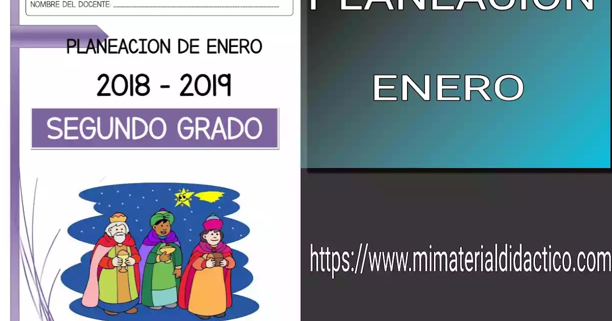 PLANEACION ENERO SEGUNDO GRADO | MATERIAL EDUCATIVO PRIMARIA