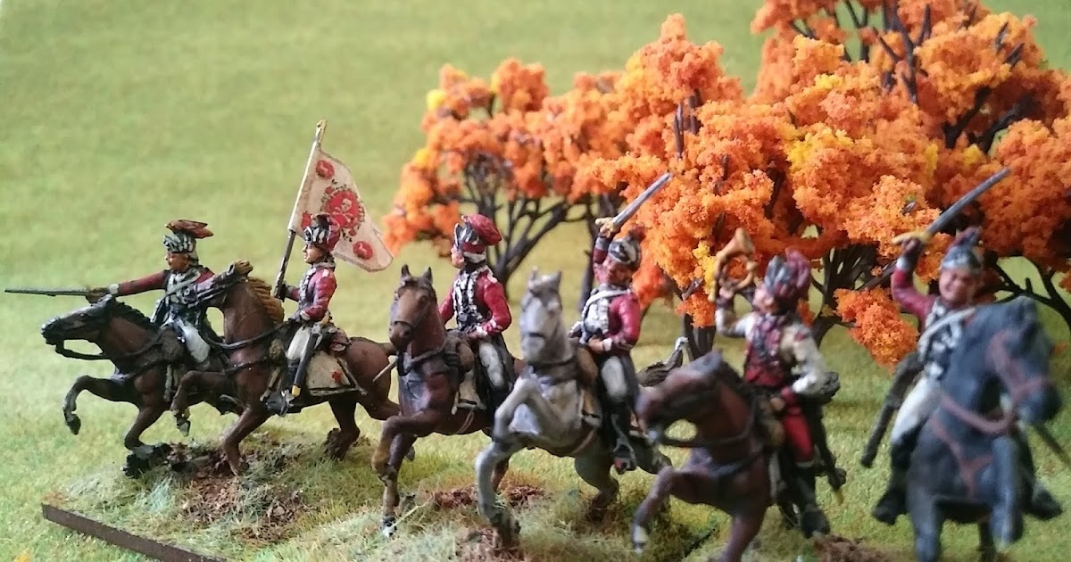 modelling AWI: English Cavalry.17th light Dragoons