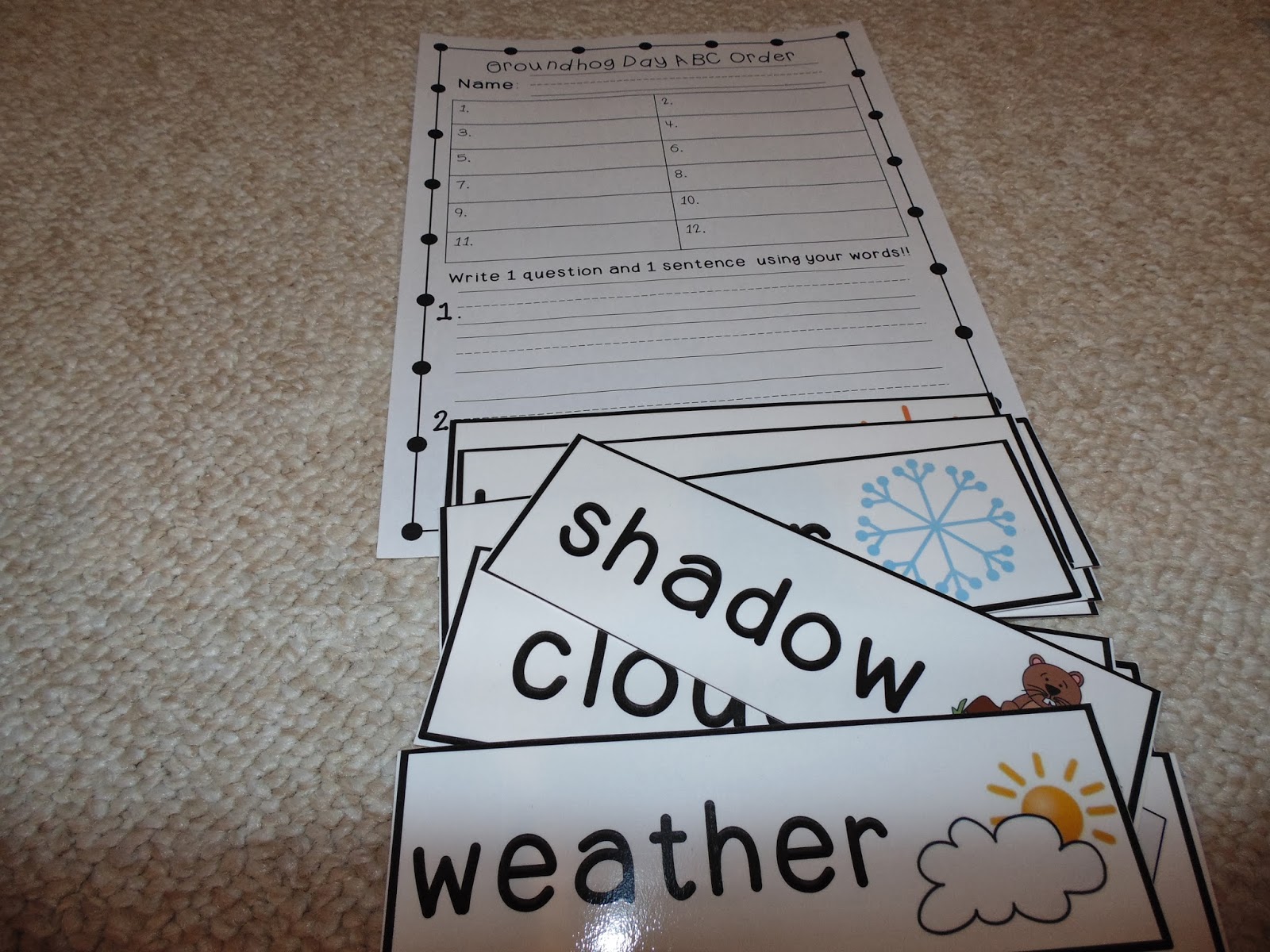 Mrs. Wheeler's First Grade Tidbits: Groundhog Day!