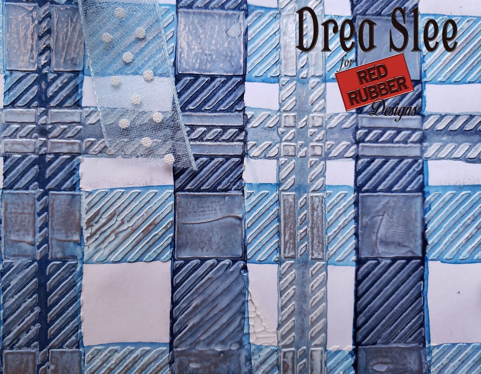 Drea's Scraps of Inspiration: Hello Baby Card ~ Red Rubber Designs DT