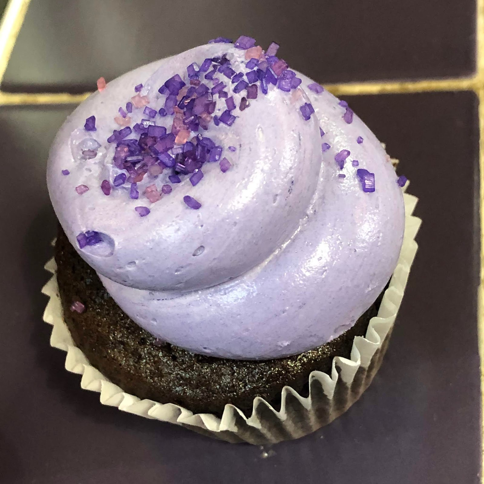 Sweet Sound Bites: Chocolate Lavender Cupcake from Flying Monkey Bakery ...