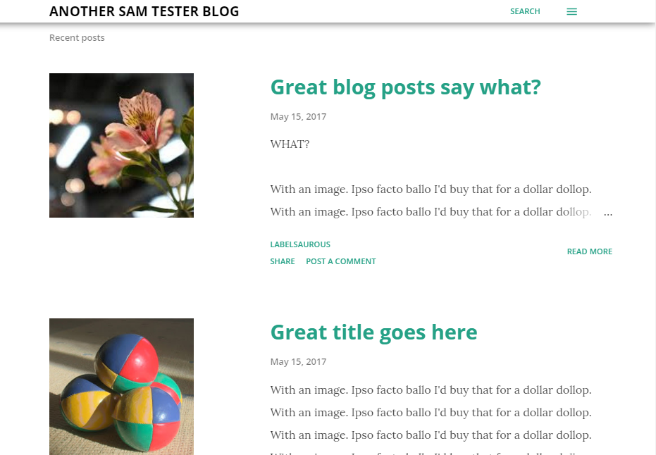 Move post thumbnails to the left in Blogger's Notable template