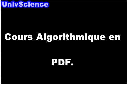 cours sur algorithme et programmation pdf