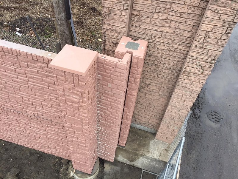 Crest Precast Concrete: Precast Security Wall installed in Evanston ...