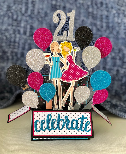 Kerry's Papercraft: Happy 21st Lozzy!