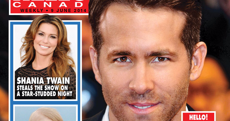 VJBrendan.com: 'Hello Canada' Cover Boy: Ryan Reynolds