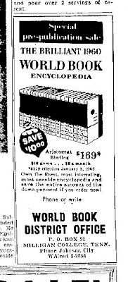 Vince Staten: World Book Encyclopedia in the fifties