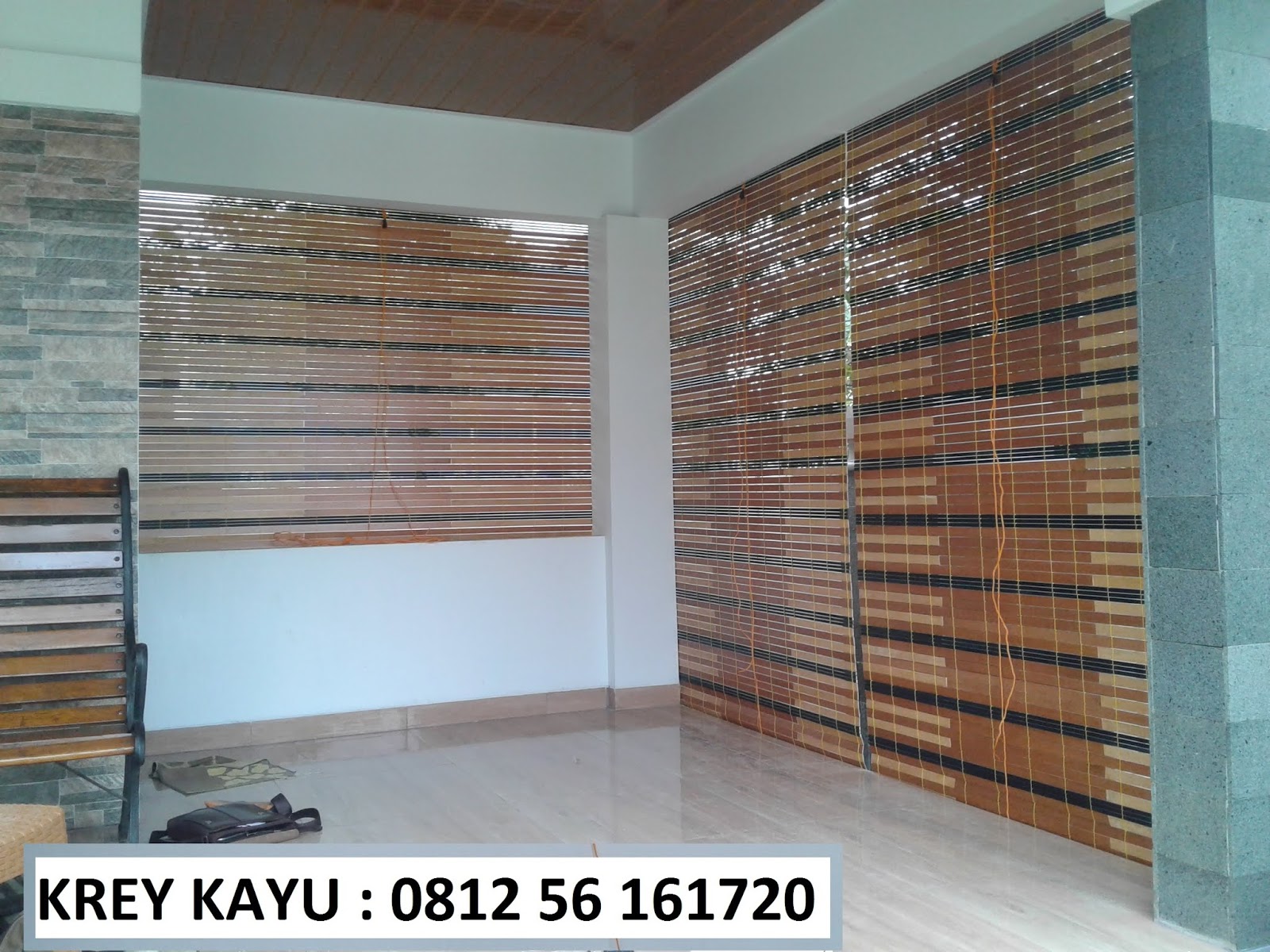 KREY / TIRAI KAYU UNTUK OUT DOOR